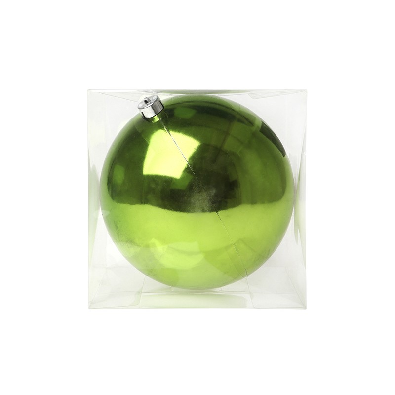 Karácsonyi gömb dísz - zöld - 20 cm - 1 db - NAAU HU